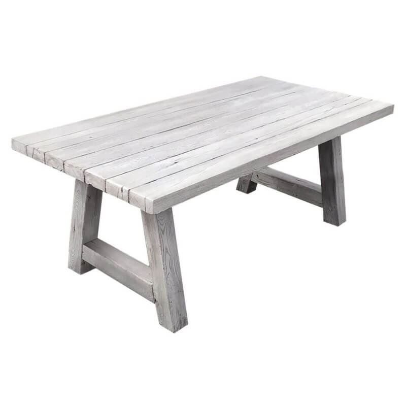 Stylish Foremost Natural White Timber Effect Dining Table