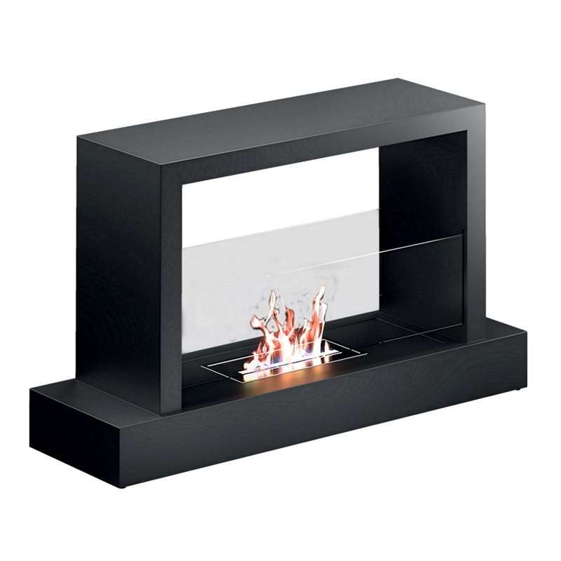 Roma Freestanding Bioethanol Fireplace and Heater