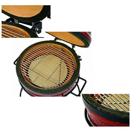Kamado Joe - Joe Junior Ceramic Grill with Cast Iron Stand