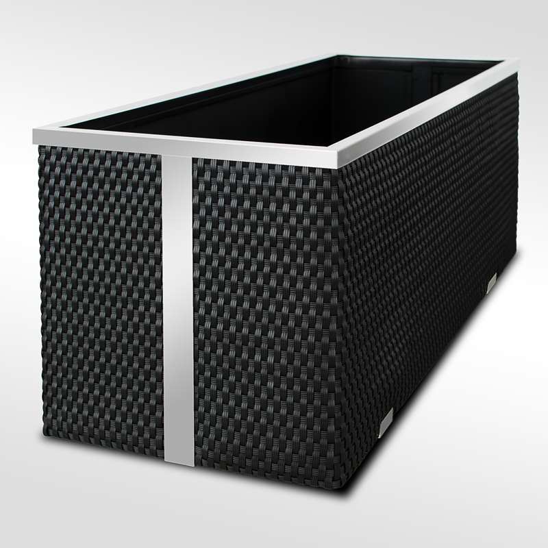 Poly Rattan Rectangular Trough in 3 sizes with 11 colour options
