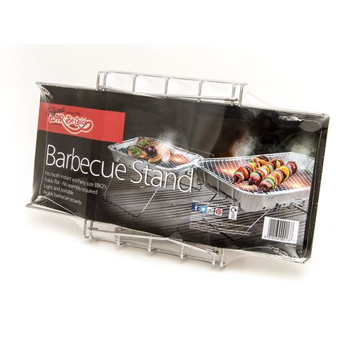 Bar-be-Quick Stainless Steel Stand for Disposable BBQs
