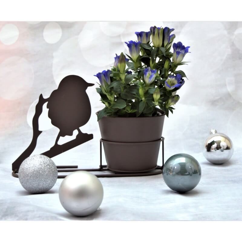 Robin Silhouette Plant Pot